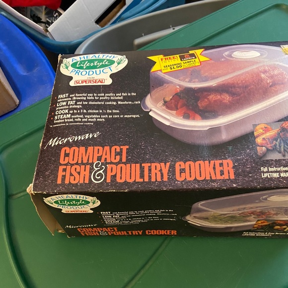 superseal | Kitchen | Nib Microwave Compact Fish Poultry Cooker | Poshmark